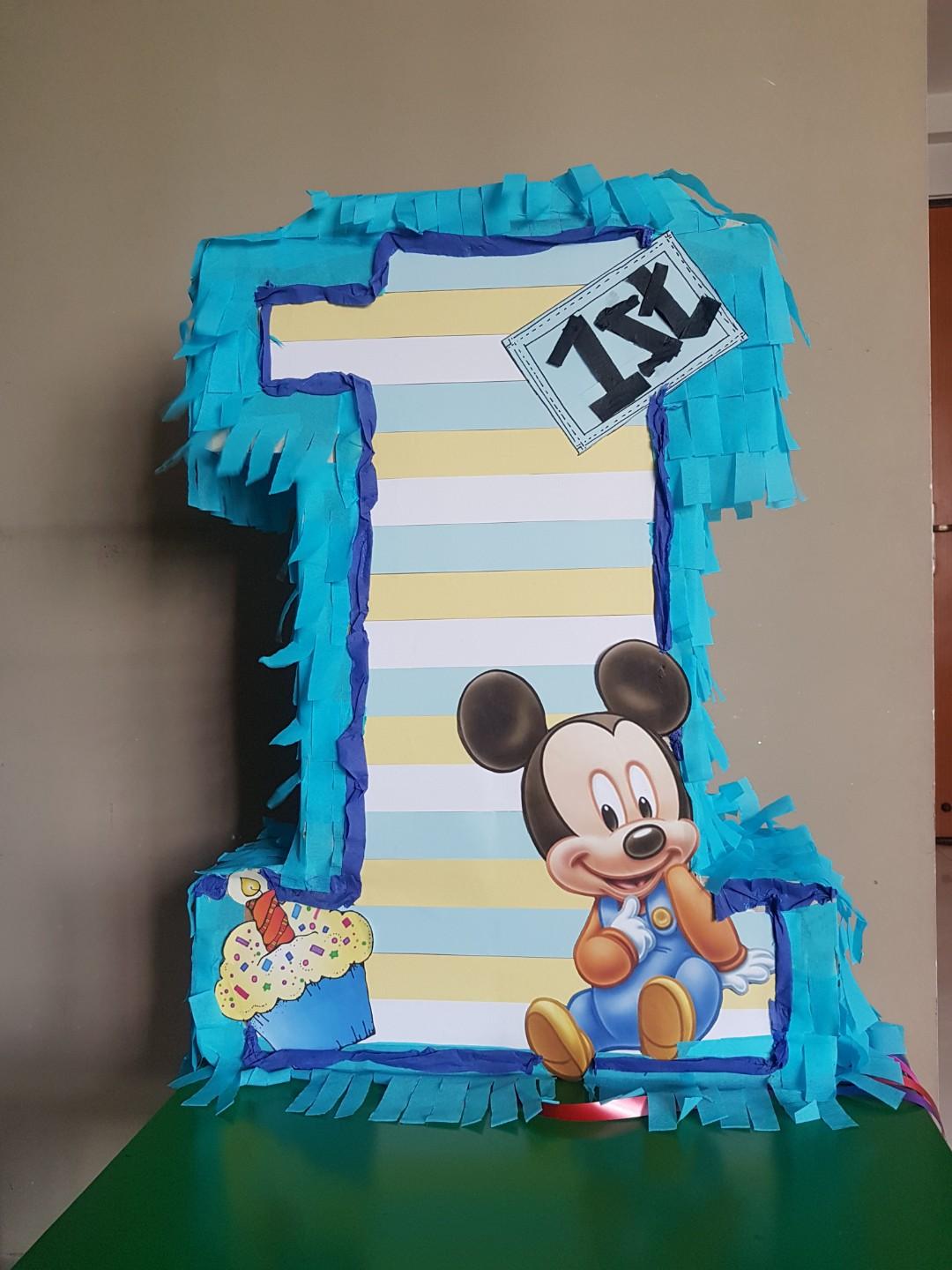 Pinata/Number 1 Pinata/Mickey Mouse pinata, Hobbies & Toys, Toys ...