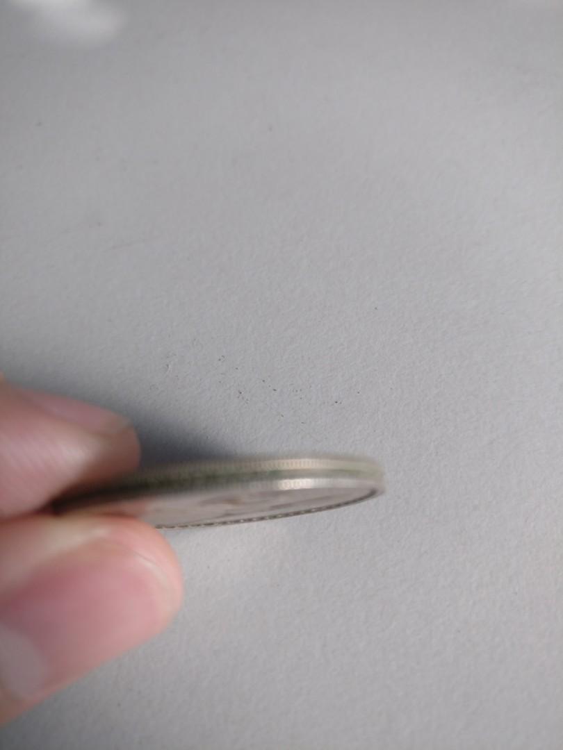 Rare Double Layer Security Edge Malaysia Coin 50 Sen Cent 1967 ...