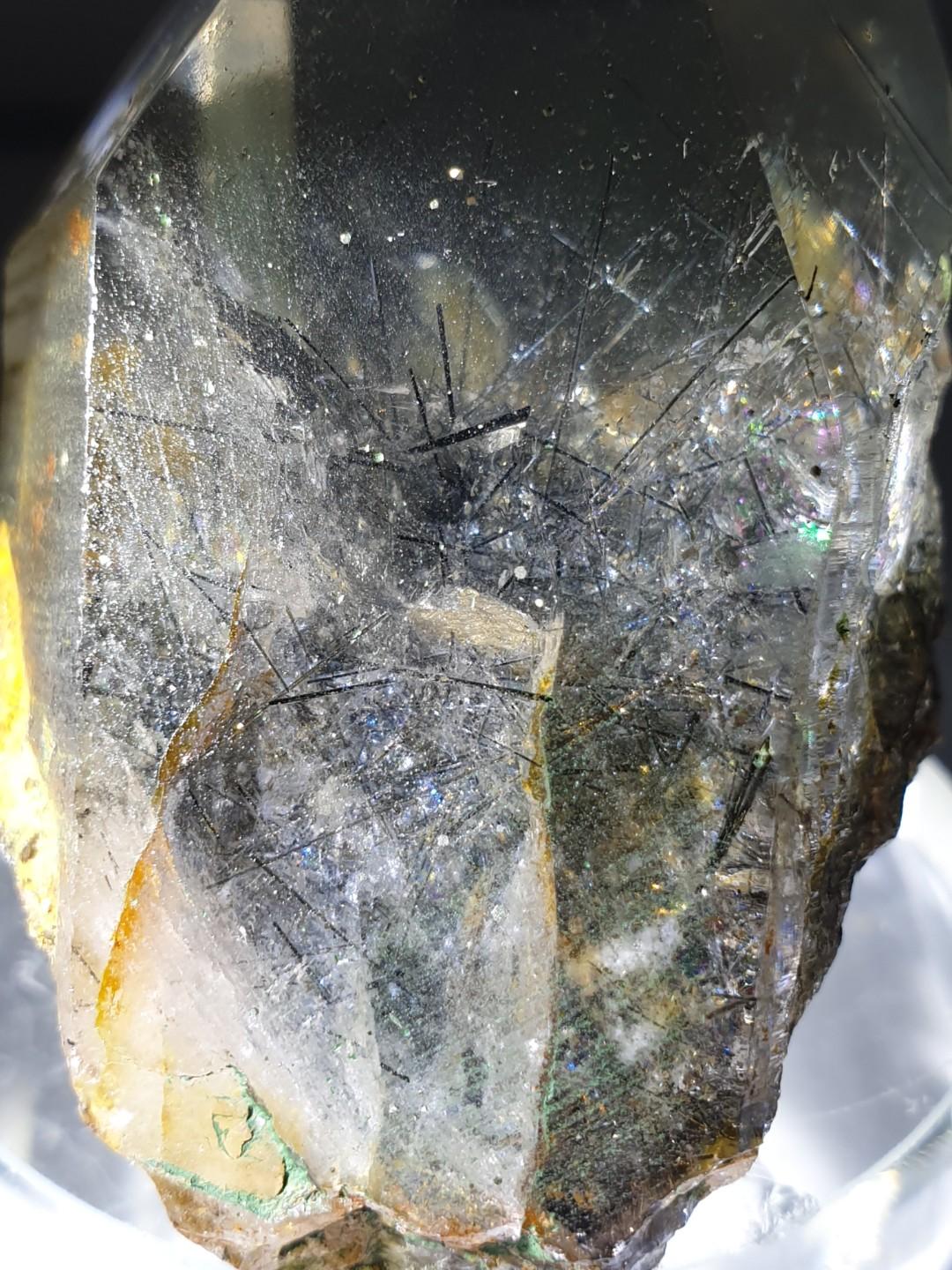 RARE?? Peruvian Antimonite(Stibnite) in Quartz Crystal (NFS), Women's ...