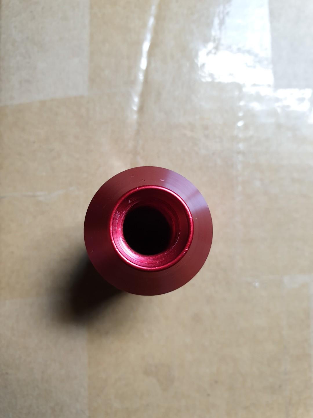 RAYS Aluminum Wheel Lock Nuts Racing Lug Nuts 35MM 12x1.5 Red, Car ...