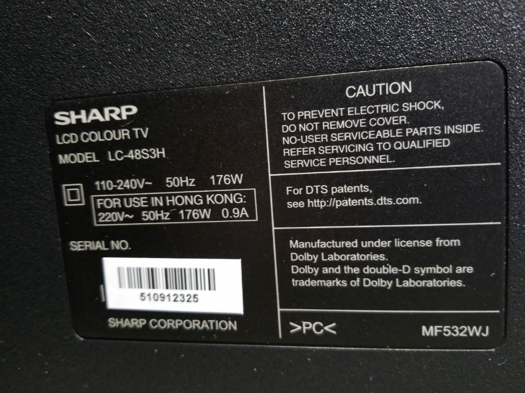 抵玩日本Sharp LC-48S3H 48寸4K Smart TV 電視, 家庭電器, 電視 & 其他娛樂, 電視 - Carousell