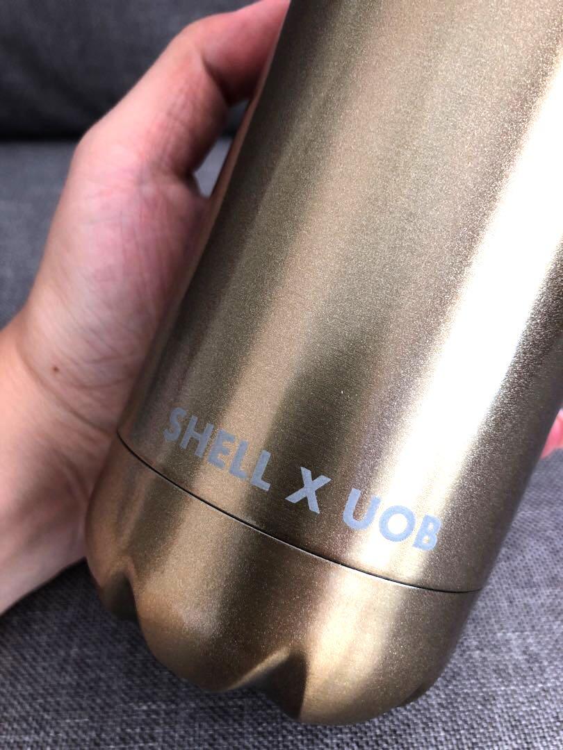 Shell X UOB Oasis Thermal Bottle, Everything Else on Carousell