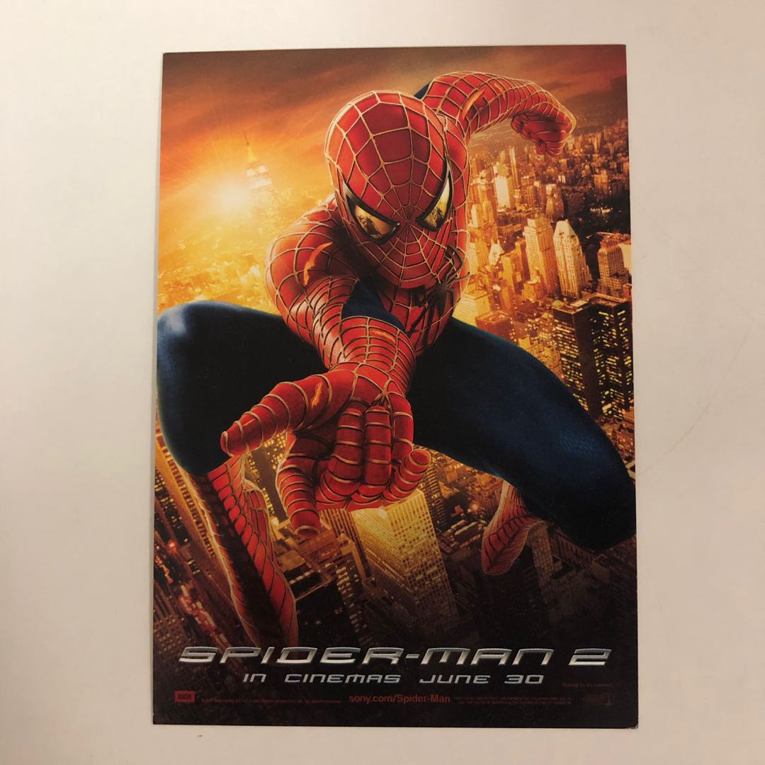 Spider-Man 2 Postcard ( 1 piece ), Everything Else on Carousell