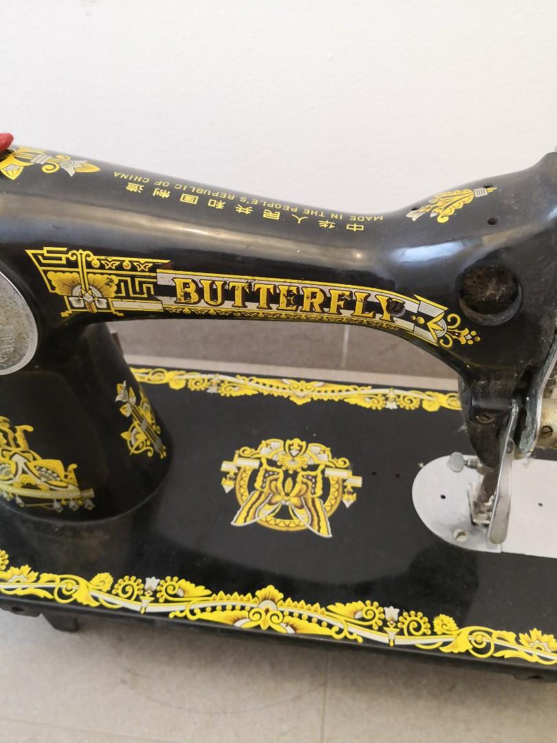 Vintage sewing machine butterfly, Hobbies & Toys, Memorabilia ...