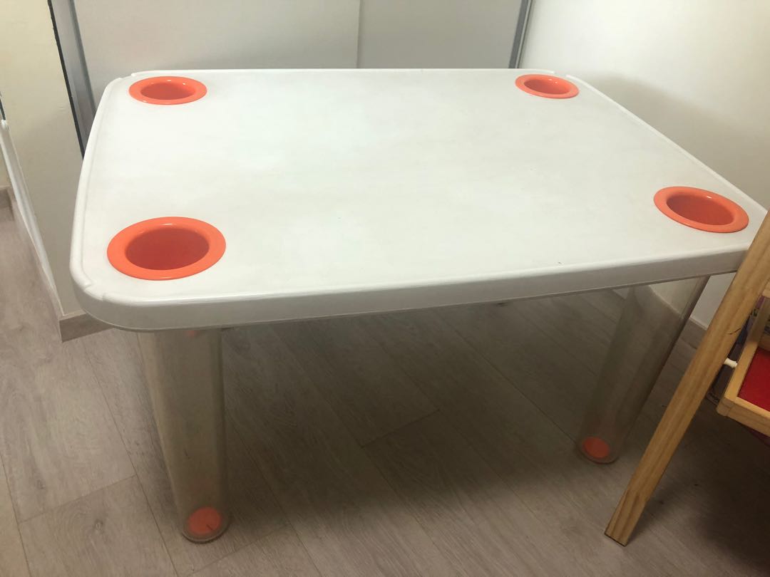 White LEGO Table For Sale, Furniture & Home Living, Furniture, Tables ...
