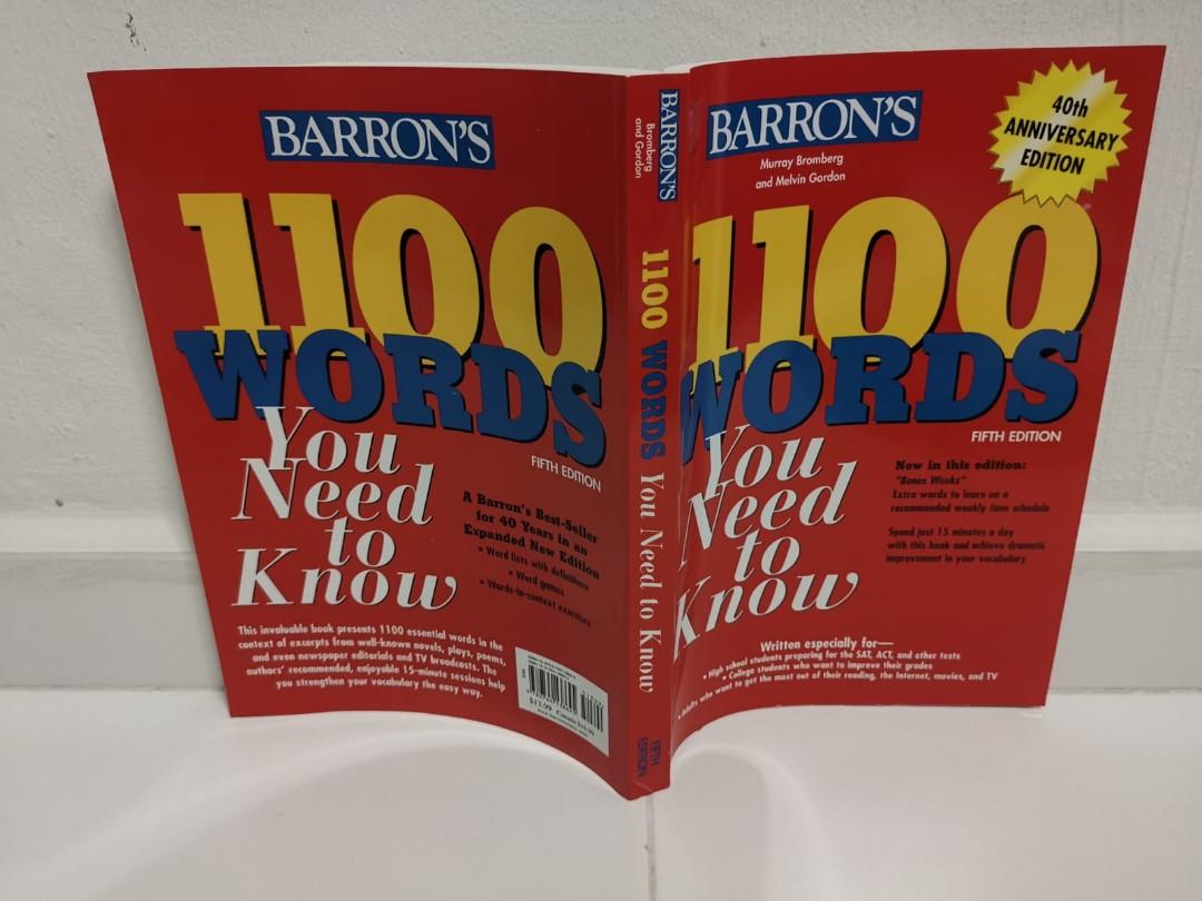 1100 Words You Need To Know, Hobbies & Toys, Books & Magazines, Fiction ...