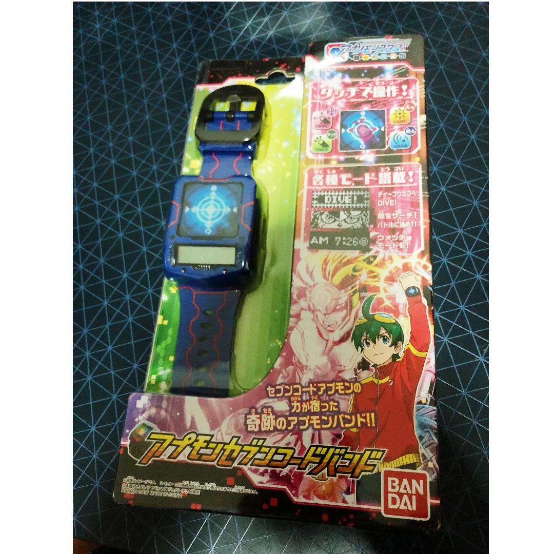 Appmon Seven Code Band Watch Digimon Universe Appli Monsters, Hobbies ...