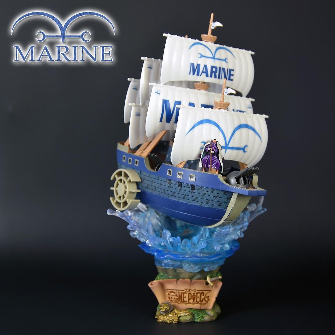 【Assembled!】BANDAI Grand Ship Collection --- Marine Warship, Hobbies ...