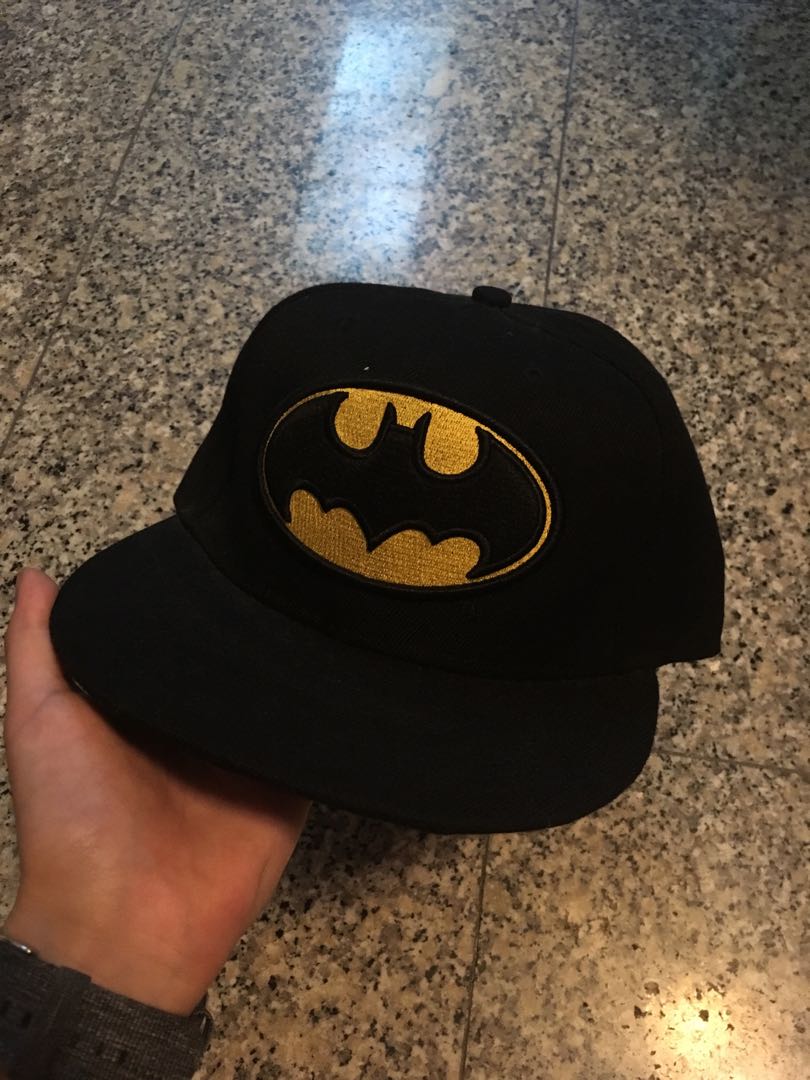 Authentic Black Batman Cap DC Comics, Men's Fashion, Watches ...