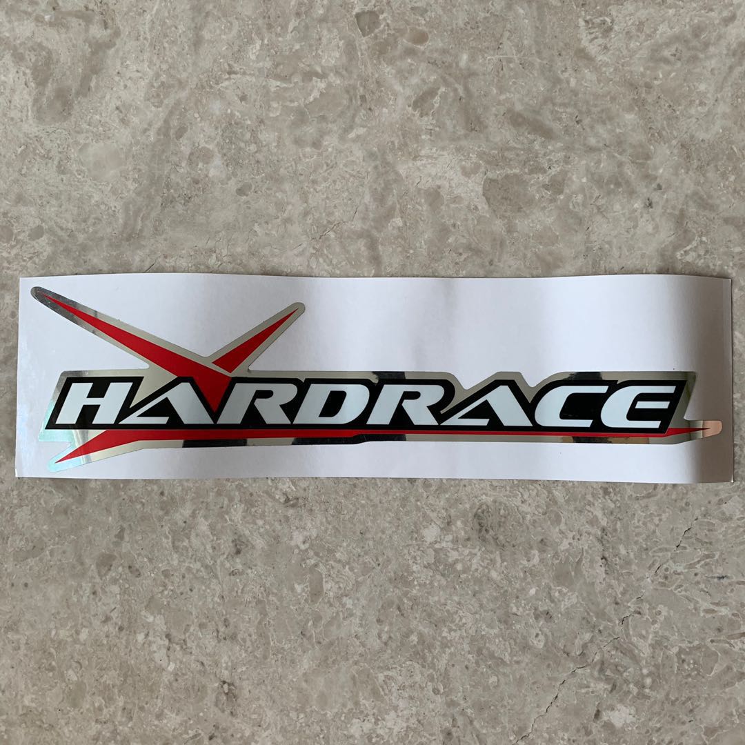 HARDRACE Weatherproof Sticker (Original), Car Accessories, Accessories ...