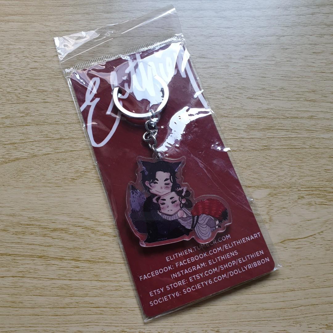 Kylo Ren + Rey keychain, Hobbies & Toys, Stationary & Craft, Handmade ...