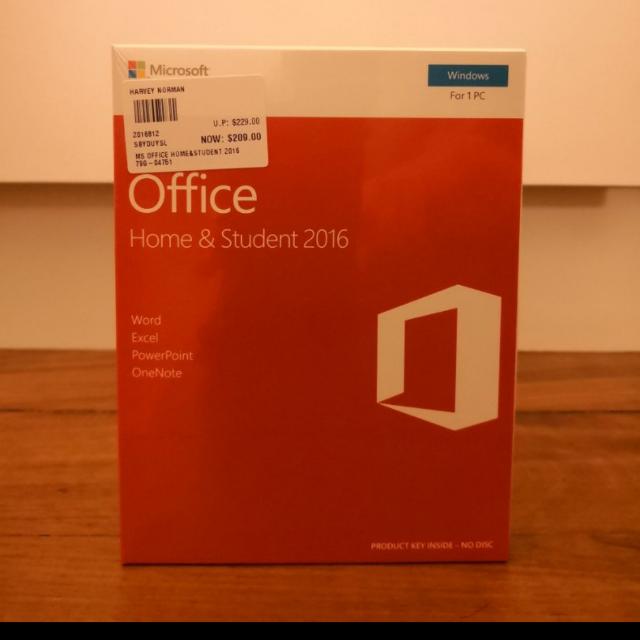 Microsoft Office 2016 (Home) | Word, Excel, Powepoint, Computers & Tech ...