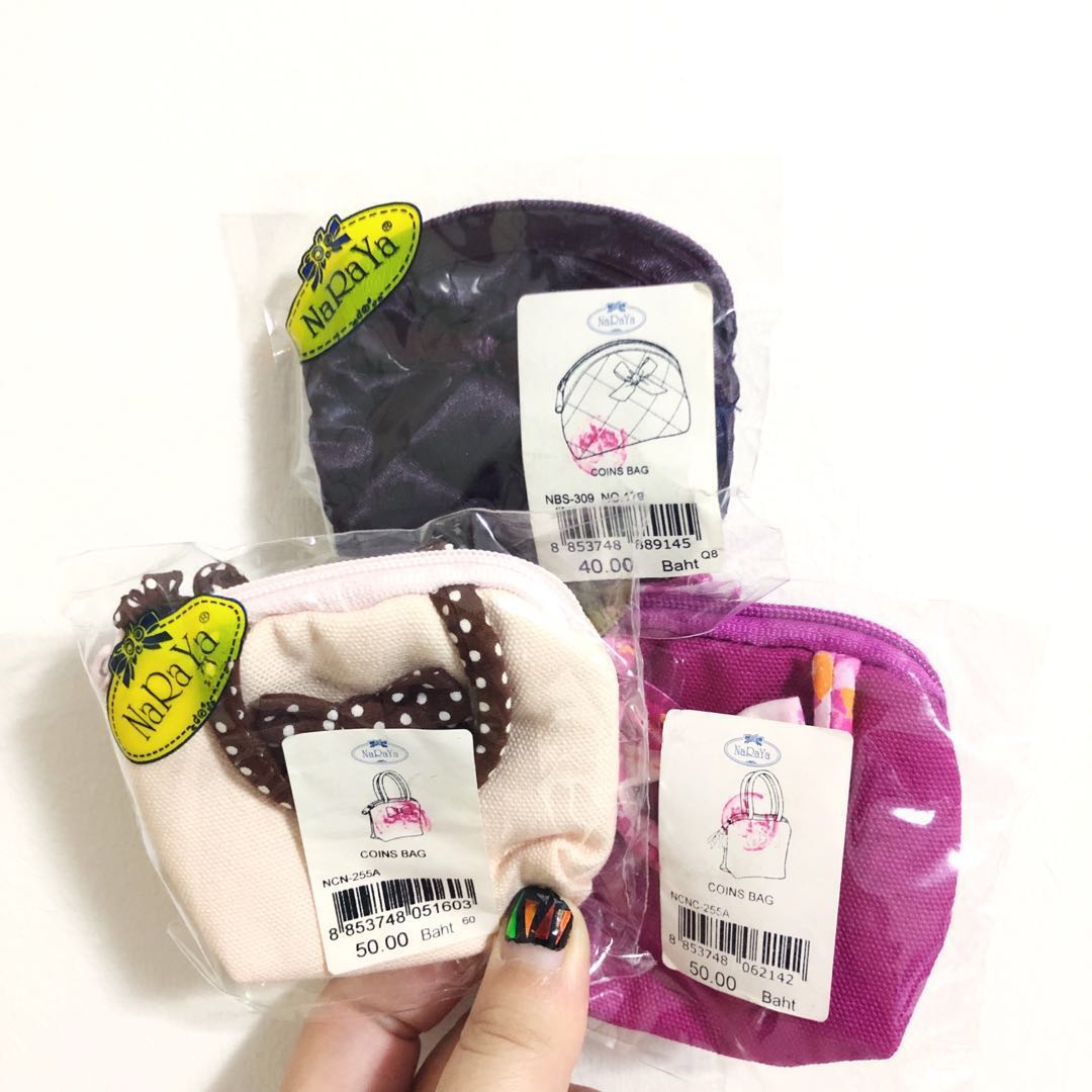 Naraya coin pouches, Women's Fashion, Bags & Wallets, Purses & Pouches ...
