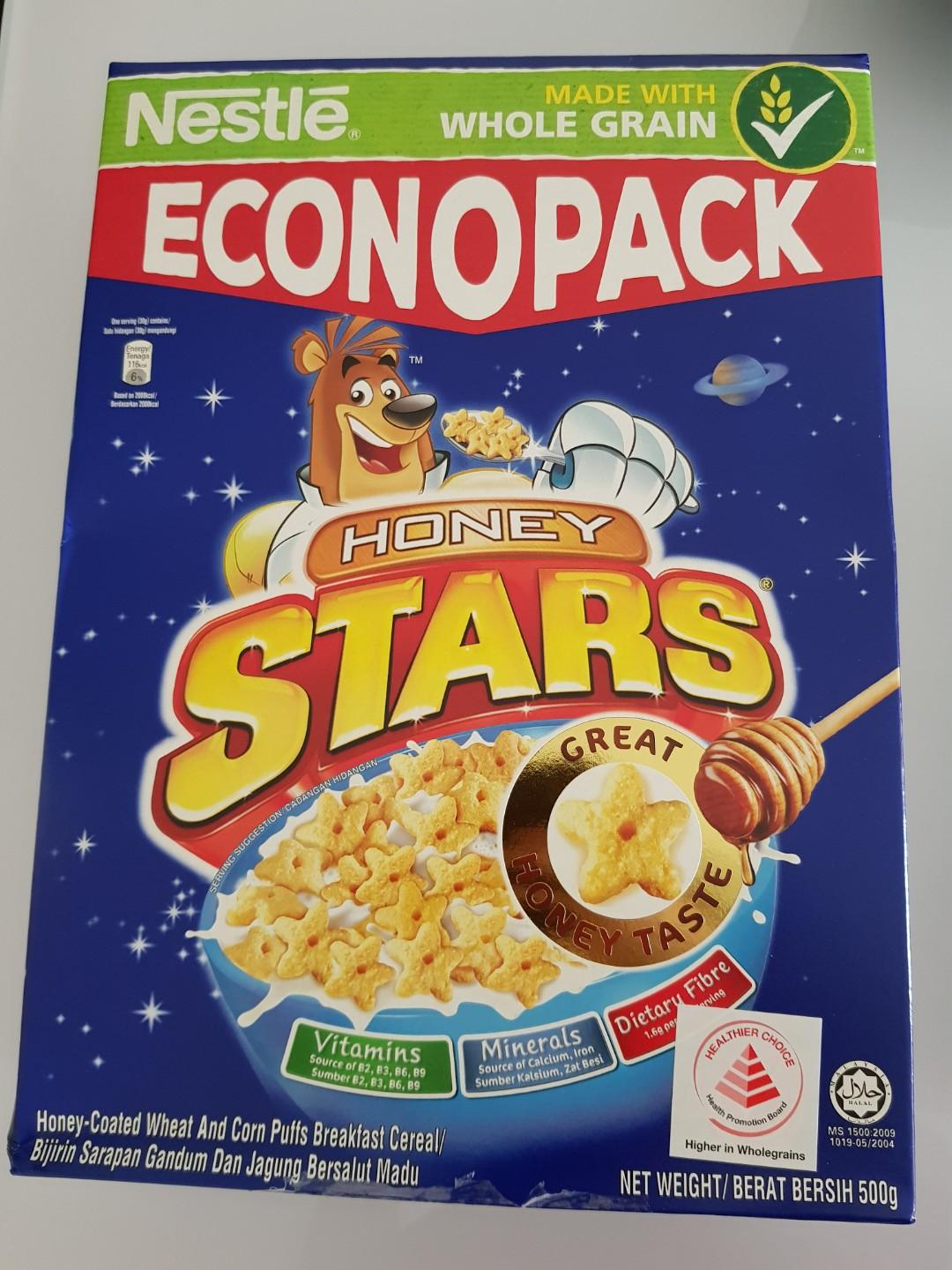 Nestle Honey Stars, Food & Drinks, Packaged & Instant Food on Carousell