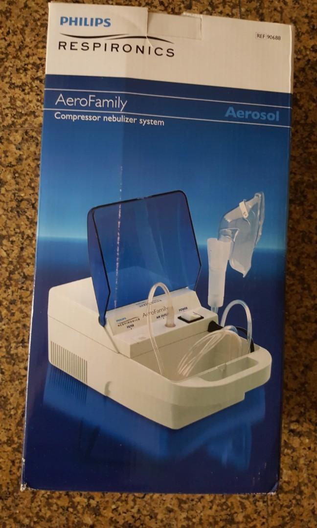 Philips AeroFamily Compressor Nebulizer System, Health & Nutrition ...