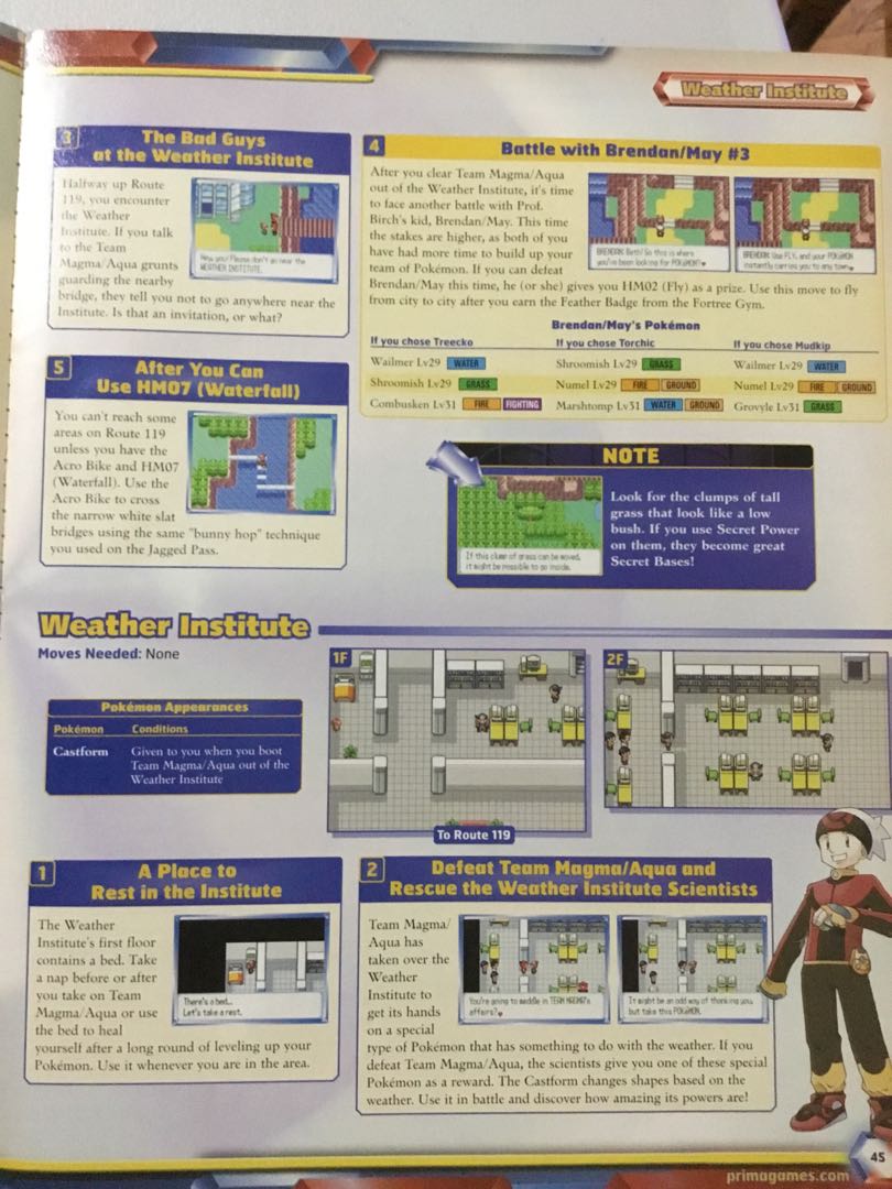 Pokemon Sapphire and Ruby Prima Official Game Guide, Hobbies & Toys ...