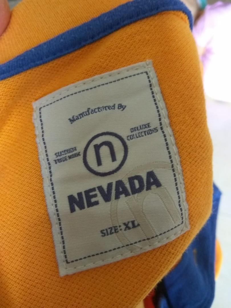 Polo Shirt NEVADA, Fesyen Pria, Pakaian , Atasan di Carousell