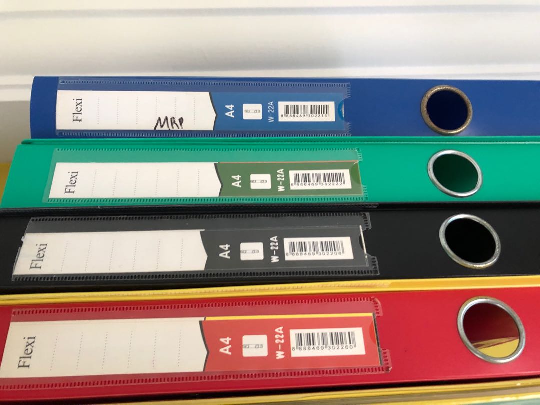 Ring Files (New ones + Various Colours), Hobbies & Toys, Stationery ...