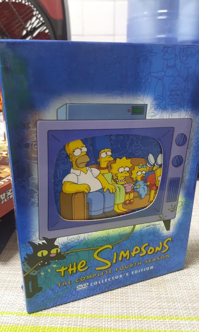 Simpsons Complete 4th Season DVD Box Set, TV & Home Appliances, TV ...