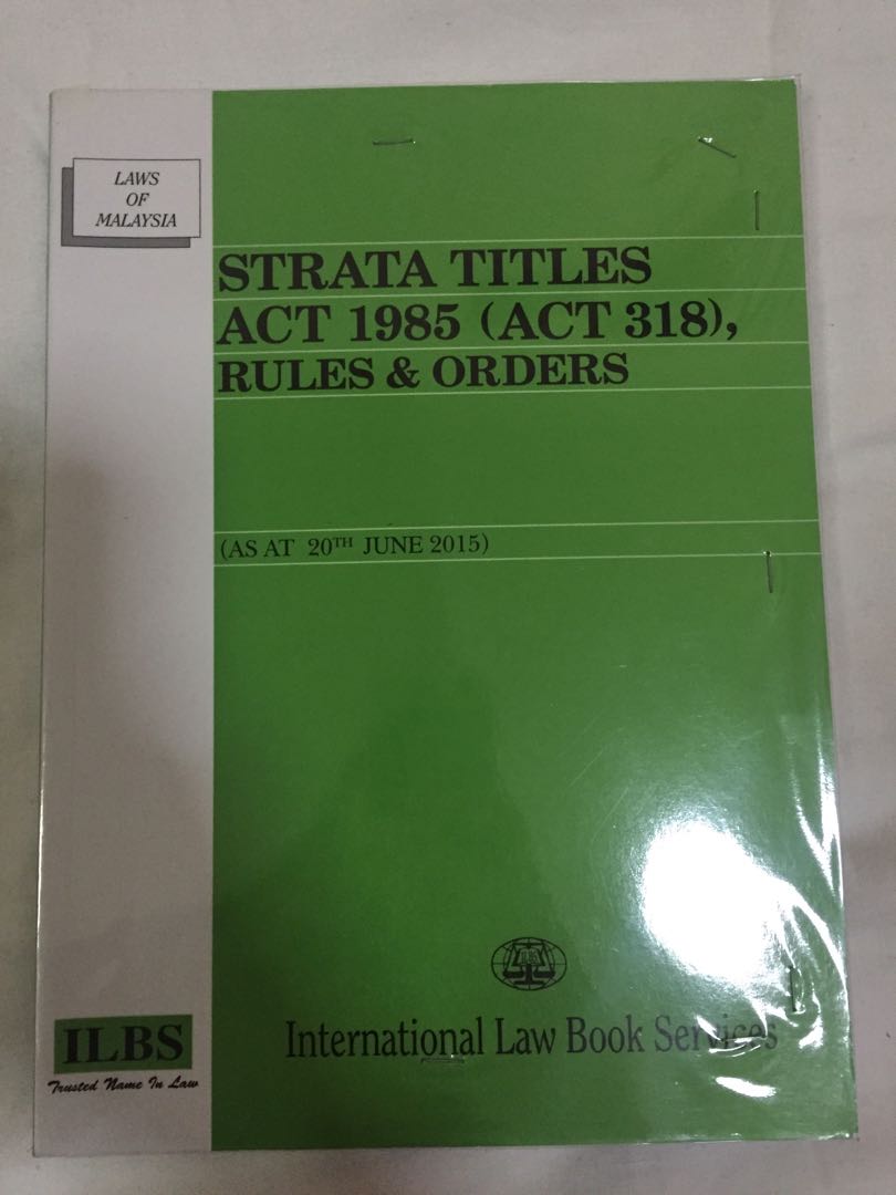 strata titles act malaysia