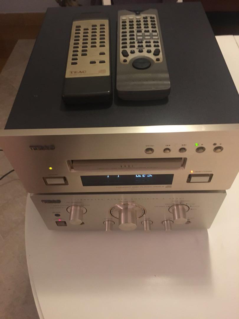 TEAC Amplifier and CD Player Vintage, Audio, Portable Music Players on ...
