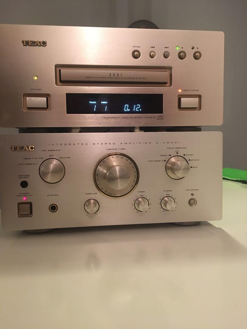 TEAC Amplifier and CD Player Vintage, Audio, Portable Music Players on ...