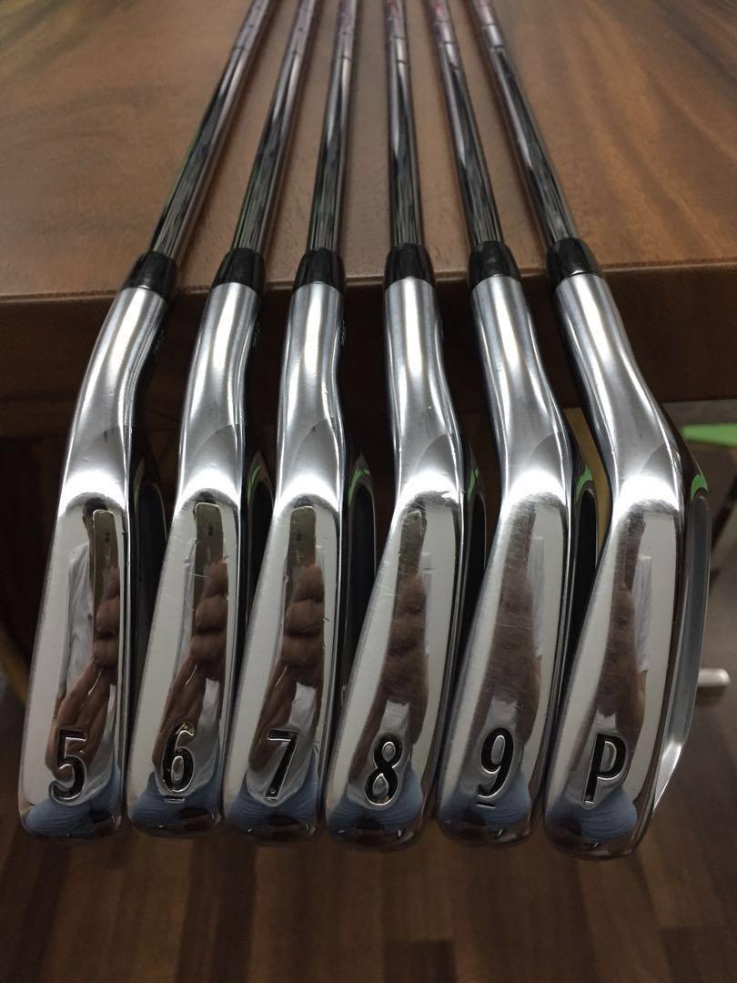 Titleist 716 CB 5-PW forged irons for sale. Come with Ascending Mass Technology AMT Dynamic Gold ...
