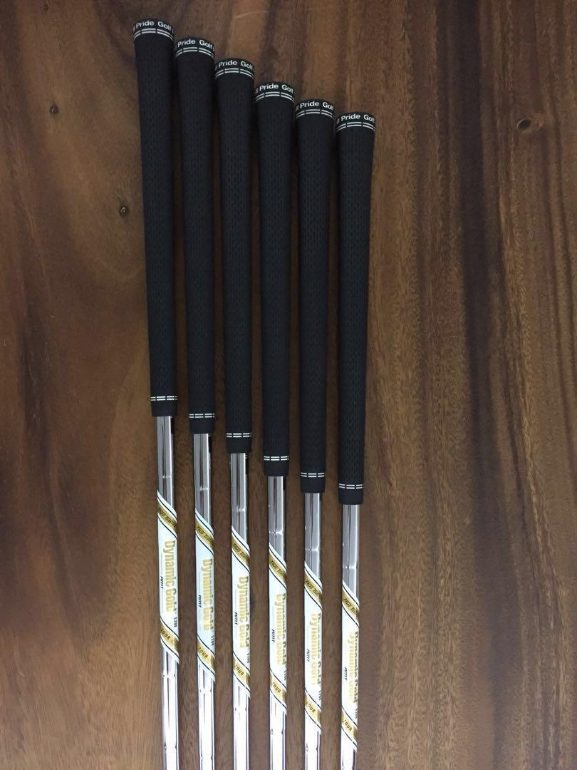 Titleist 716 CB 5-PW forged irons for sale. Come with Ascending Mass Technology AMT Dynamic Gold ...