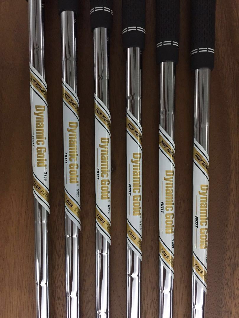 Titleist 716 CB 5-PW forged irons for sale. Come with Ascending Mass Technology AMT Dynamic Gold ...