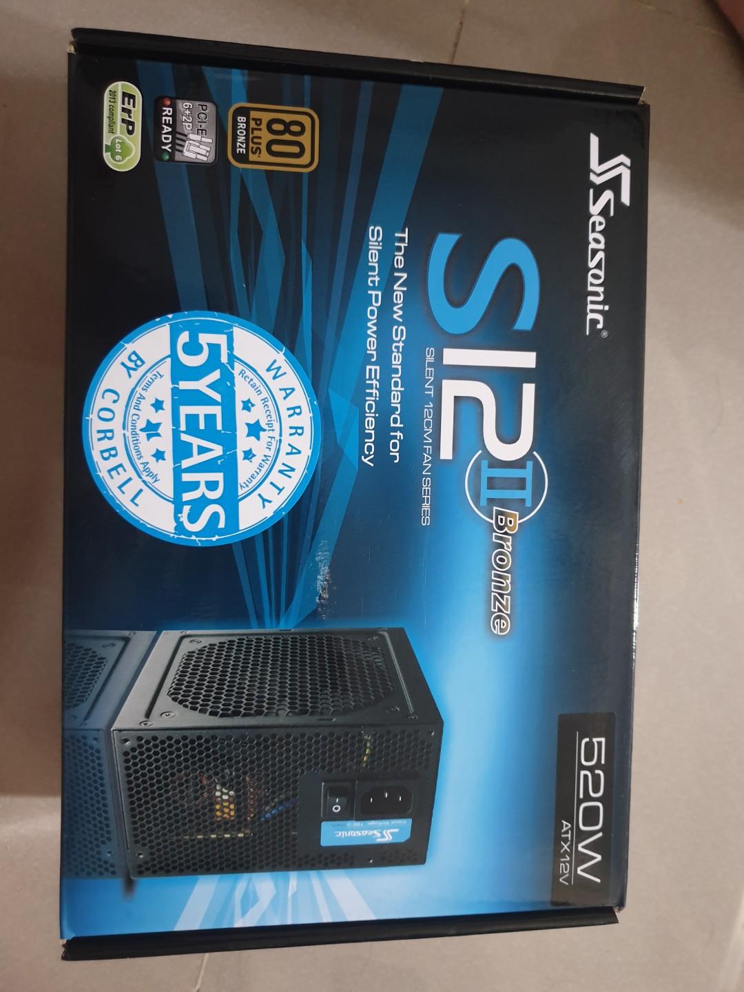 Xigmatek frontliner chassis casing with seasonic m12 ii bronze 520w psu ...