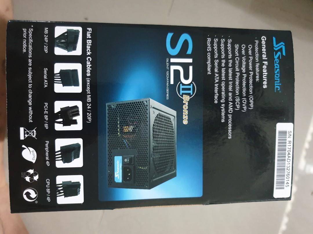 Xigmatek frontliner chassis casing with seasonic m12 ii bronze 520w psu ...