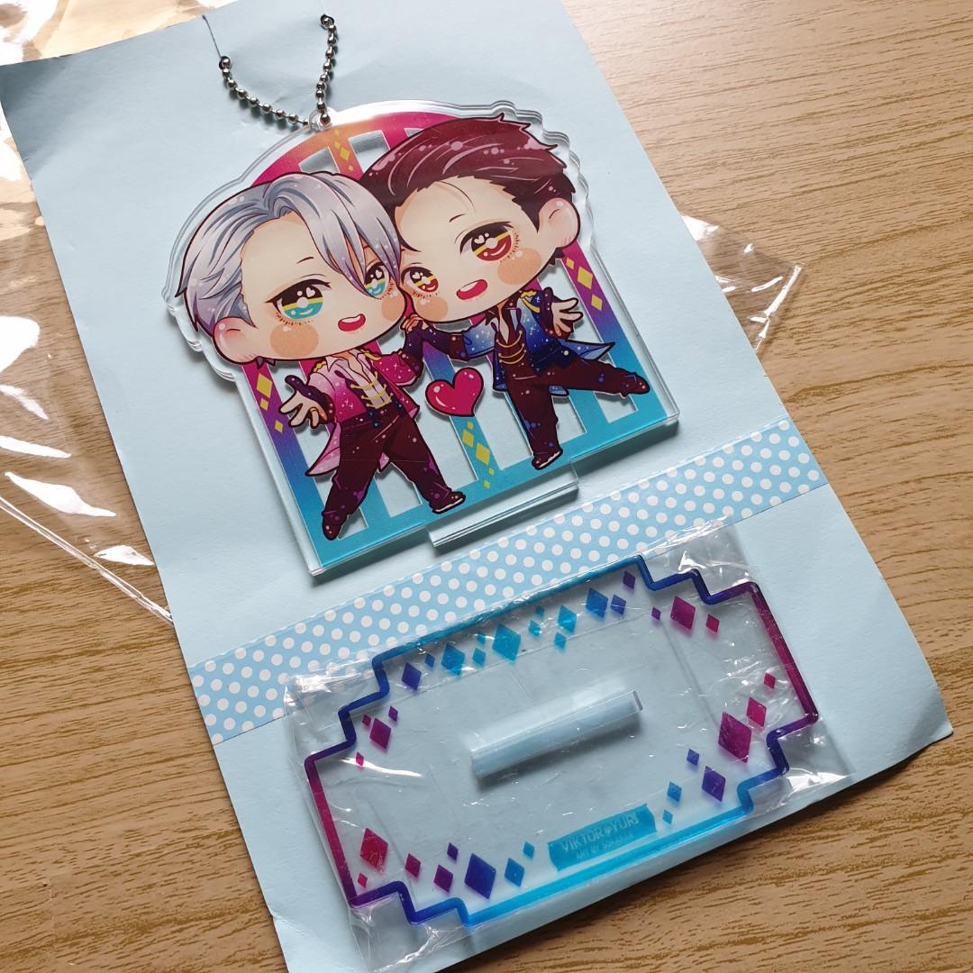 Yuri On Ice victuuri victor yuri keychain standee, Hobbies & Toys ...