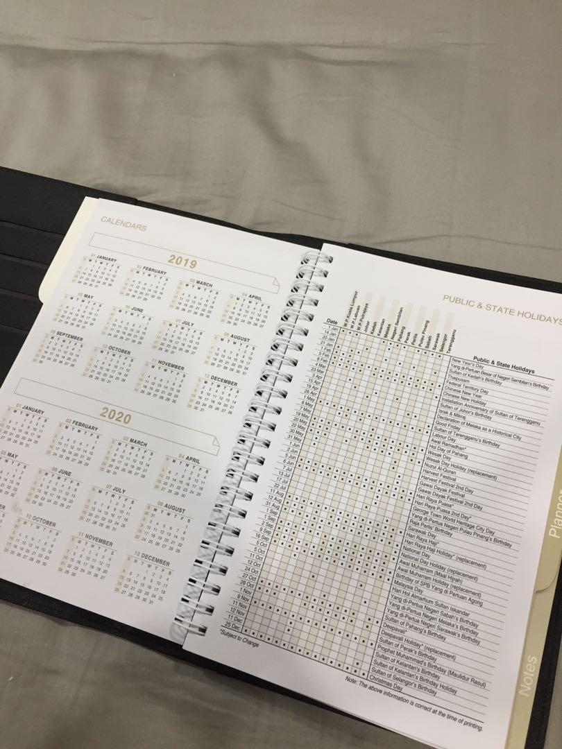 2019 planner by Standard Chartered, Hobbies & Toys, Books & Magazines ...