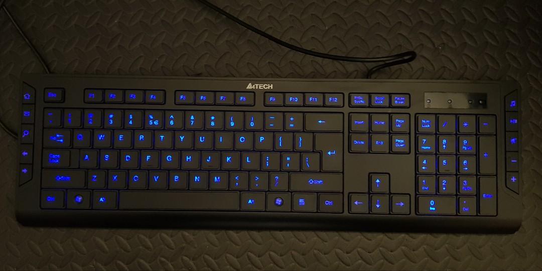 A4TECH Keyboard KD 600L, Computers & Tech, Parts & Accessories, Computer Keyboard on Carousell