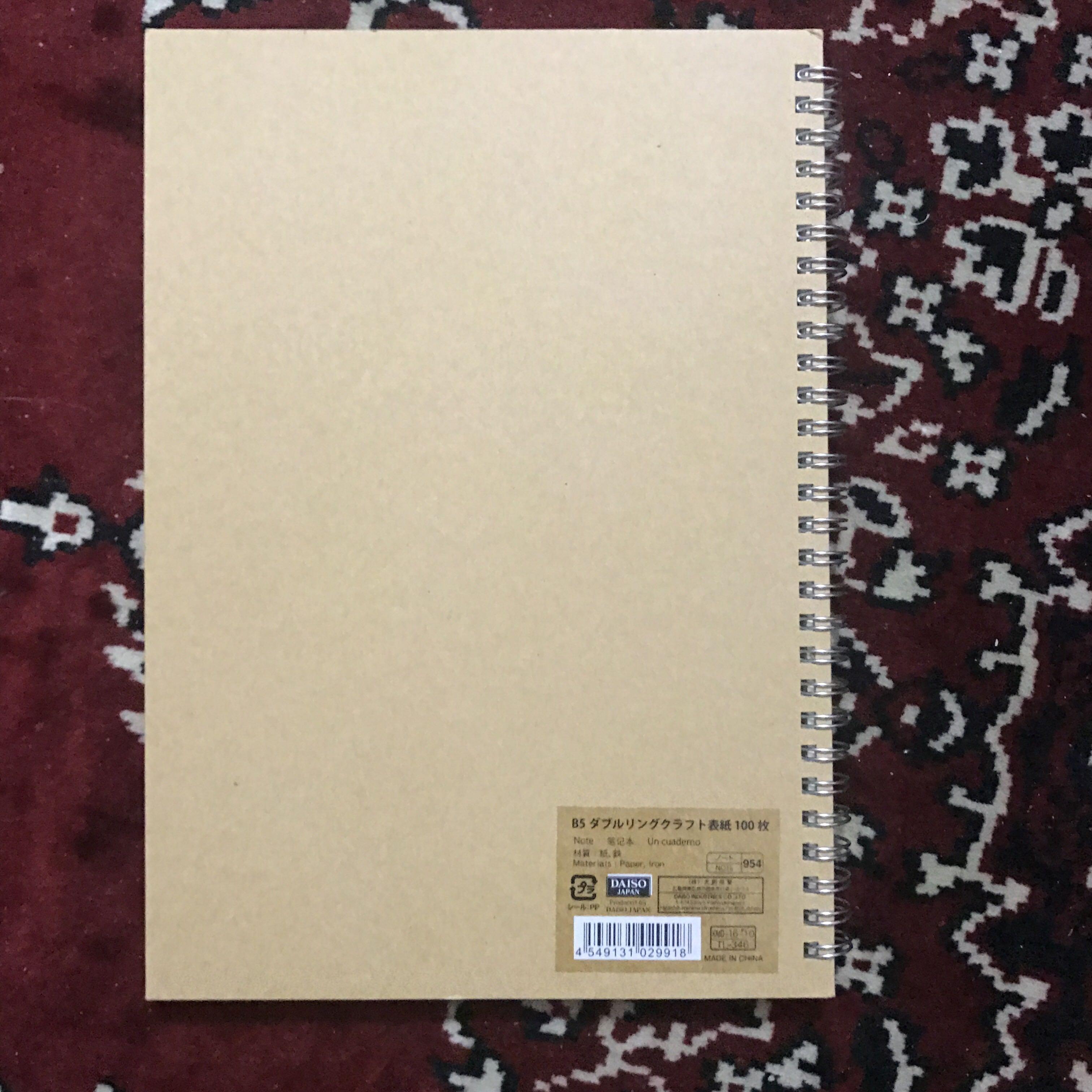 B5 Blank Notebook, Hobbies & Toys, Stationery & Craft, Stationery ...
