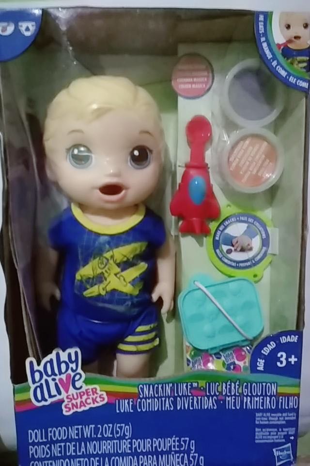 Baby alive snacking luke, Toys & Collectibles, Mainan di Carousell