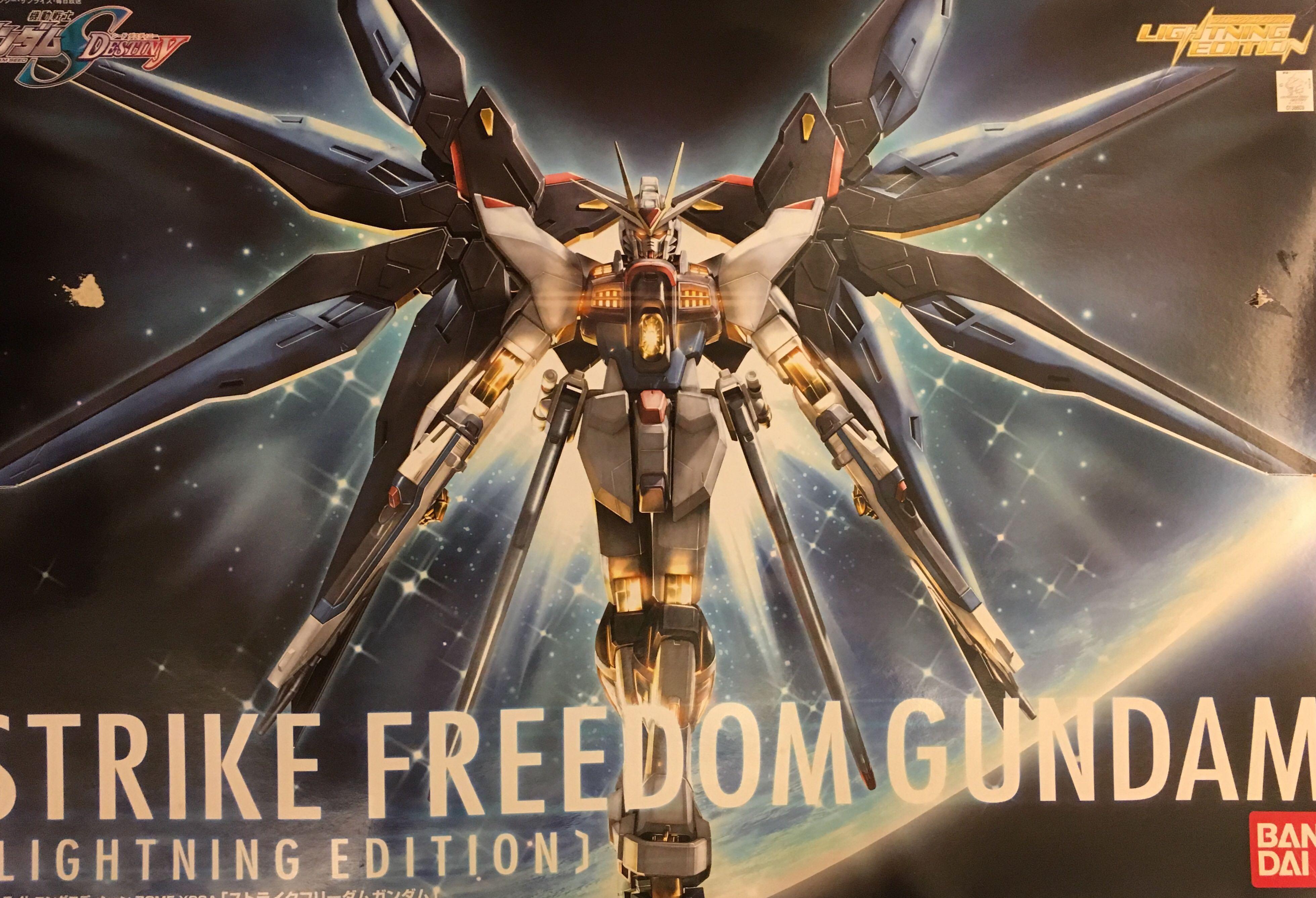 Bandai 1/60 Strike Freedom Gundam - Lightning Edition Seed Destiny 突擊自由高達模型, 興趣及遊戲, 玩具 & 遊戲類 ...