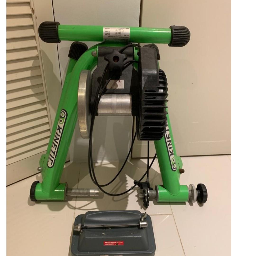 Bike Trainer Kinetic Magnetic, Sports Equipment, Exercise & Fitness ...