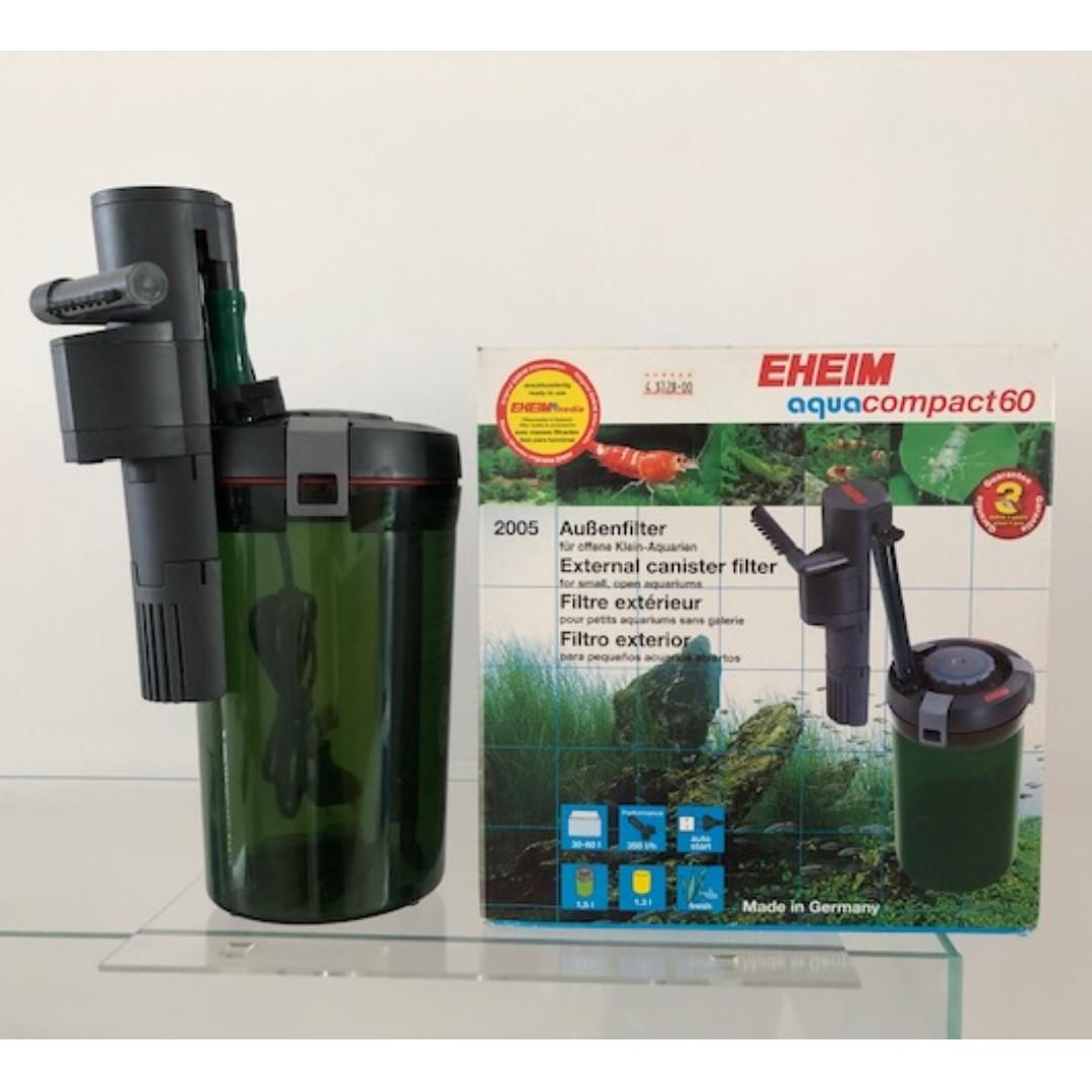 EHEIM AQUACOMPACT 60 CANISTER FILTER, Pet Supplies, Homes & Other Pet Accessories on Carousell
