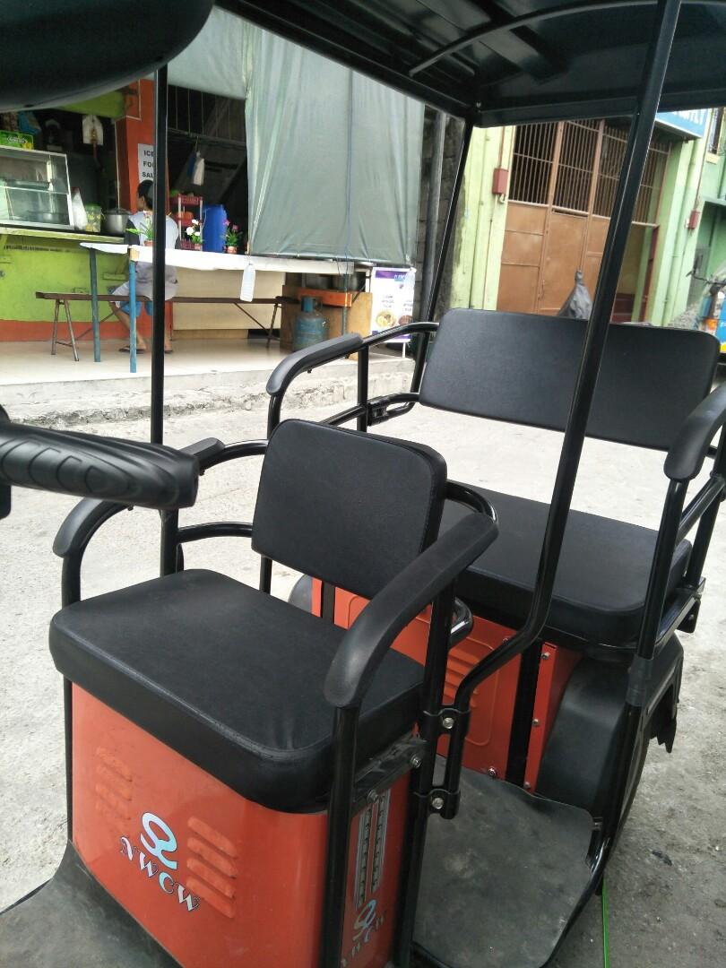 Electronic Bike (ERV+) with roof and fiber glass wind shield (PRICE IS ...