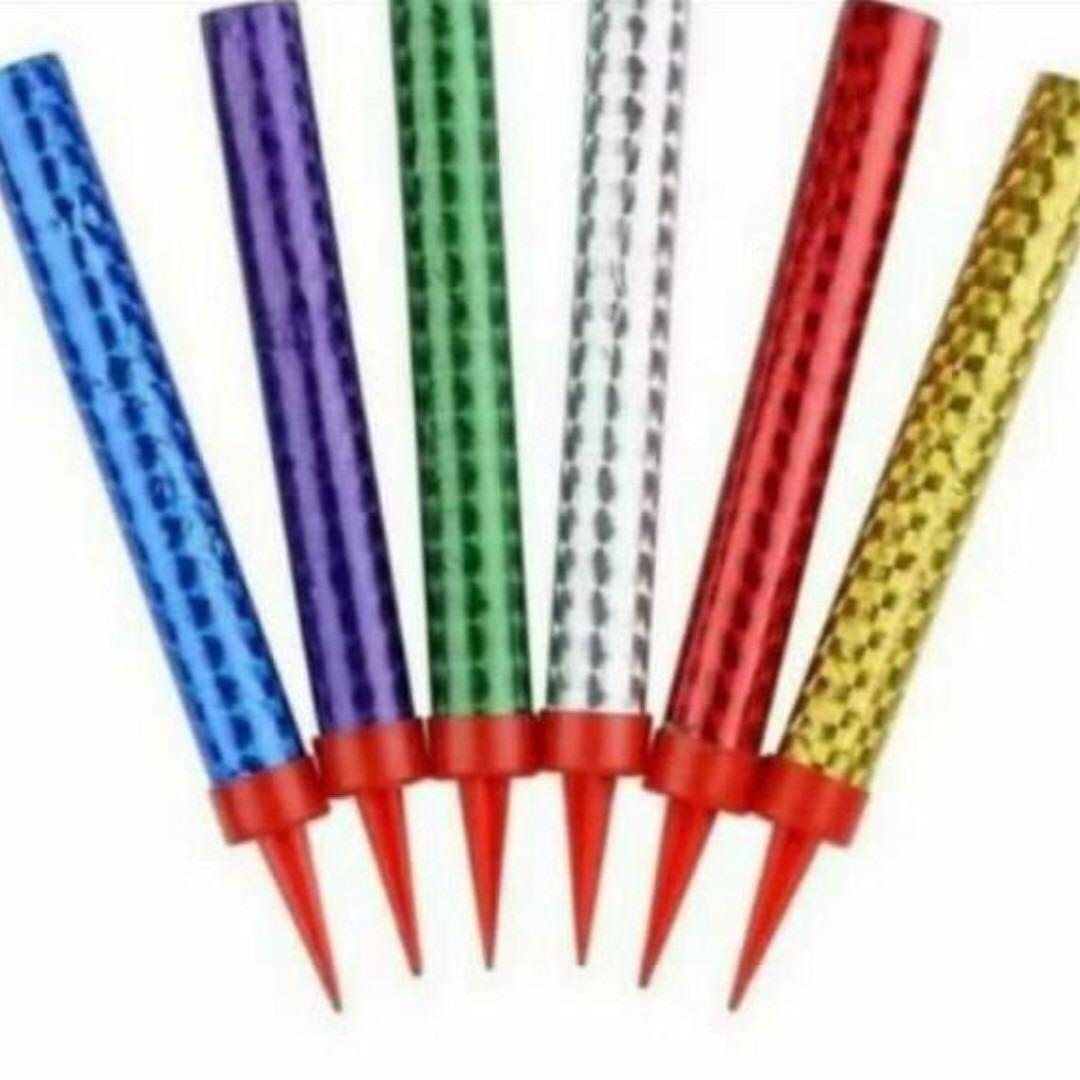 Fireworks Sparkling Sparkler Birthday Candles, Hobbies & Toys, Toys ...