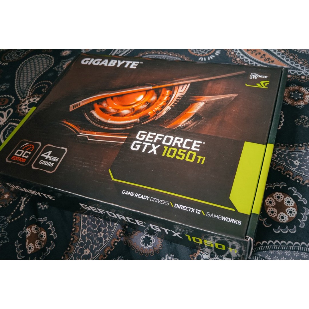 Gigabyte GeForce GTX 1050 Ti OC 4GB Low Profile (with box) 1050Ti ...