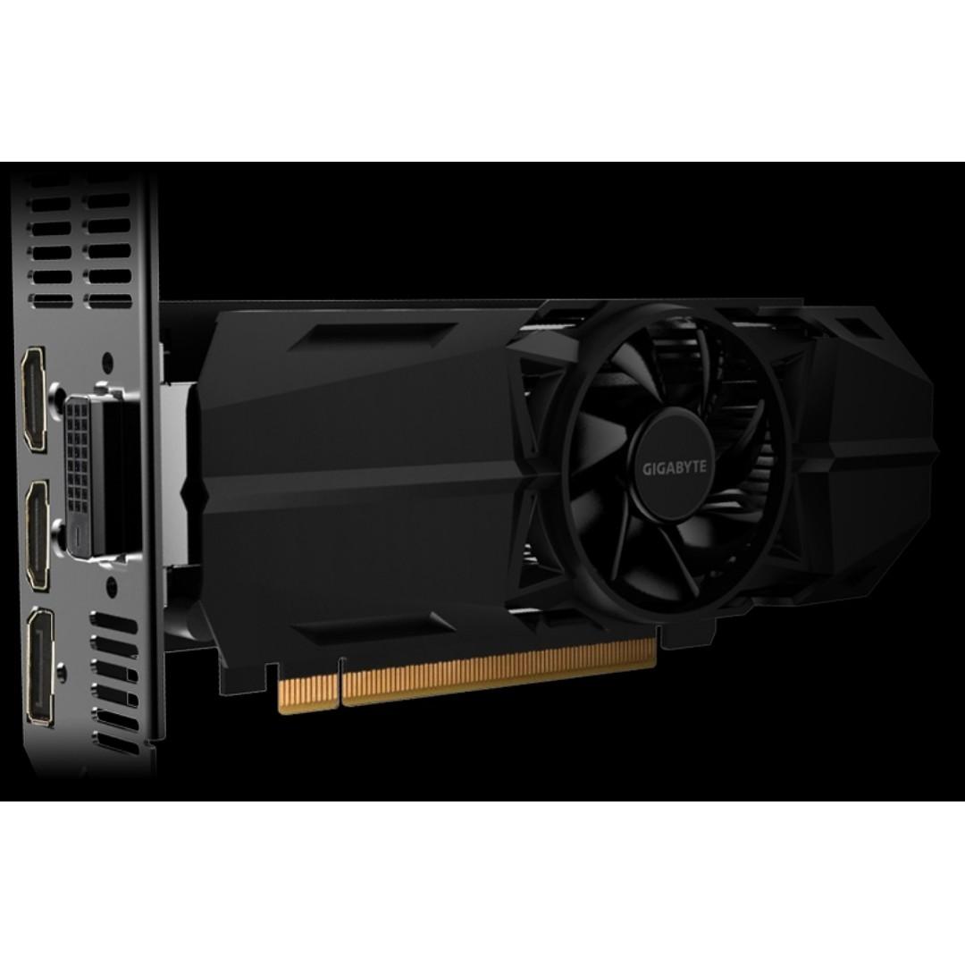 Gigabyte GeForce GTX 1050 Ti OC 4GB Low Profile (with box) 1050Ti ...