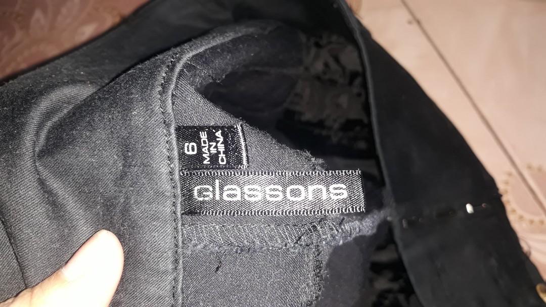 Glason black short, Women's Fashion, Bottoms, Other Bottoms on Carousell