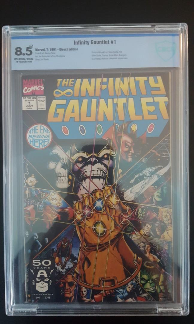 Infinity Gauntlet #1,2,3,4,5,6 CBCS (1991,1st Series)-Complete Set Of 6 ...