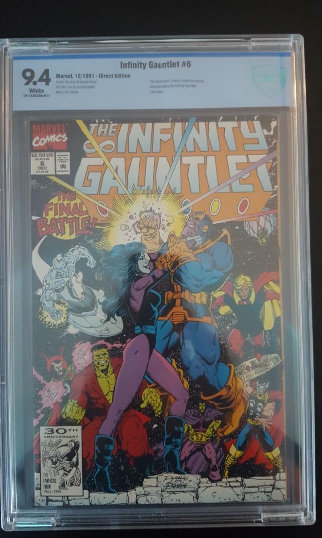 Infinity Gauntlet #1,2,3,4,5,6 CBCS (1991,1st Series)-Complete Set Of 6 ...