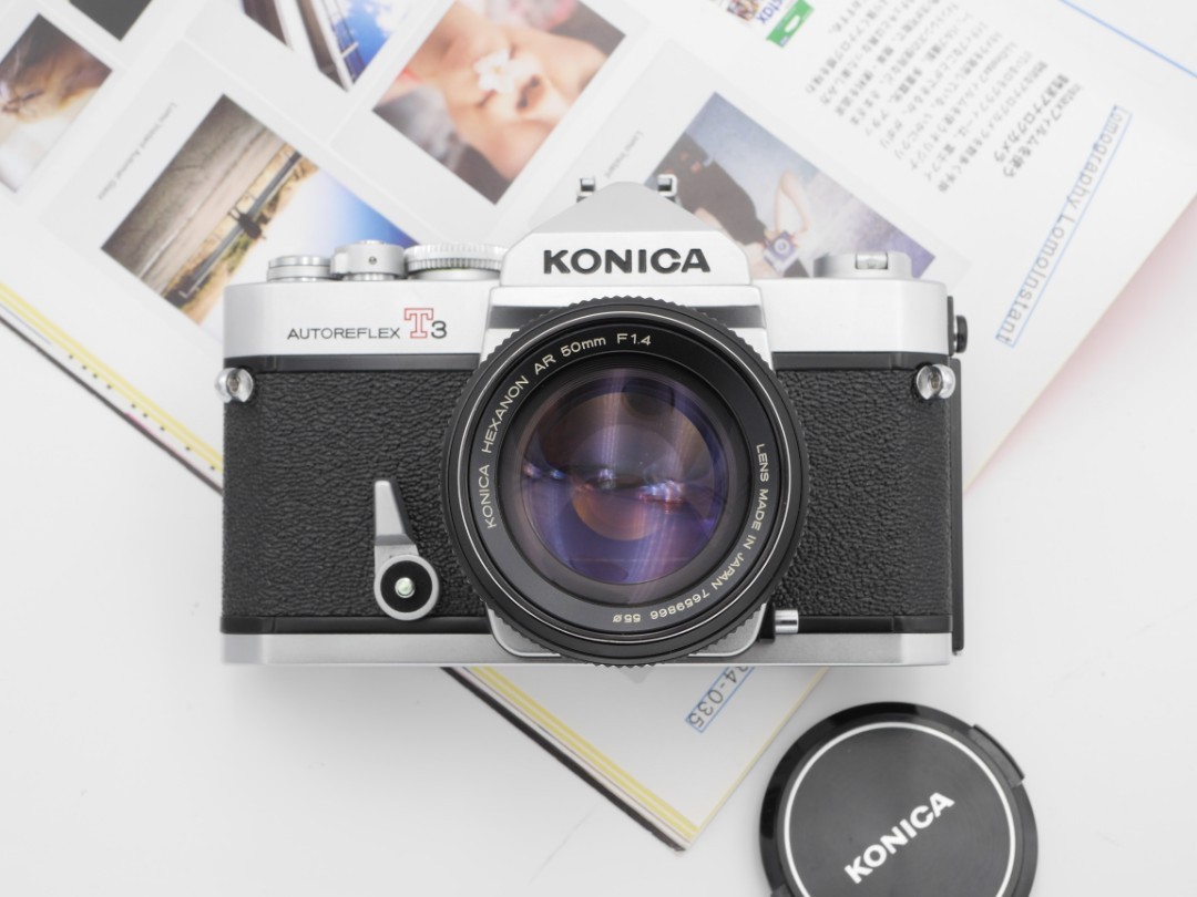 Konica Autoreflex T3 film SLR + 50mmF1.4 [Fully Serviced], Photography ...