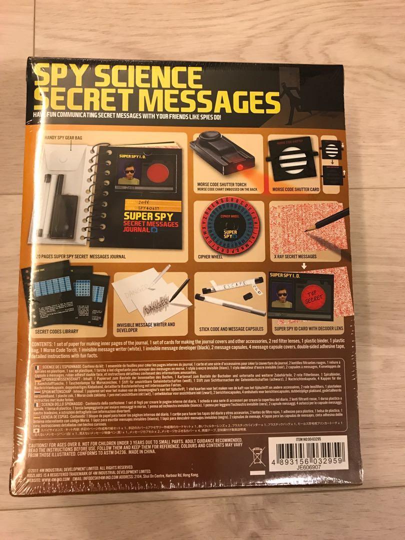 Kidz Labs Spy Science Secret Messages, Hobbies & Toys, Books ...