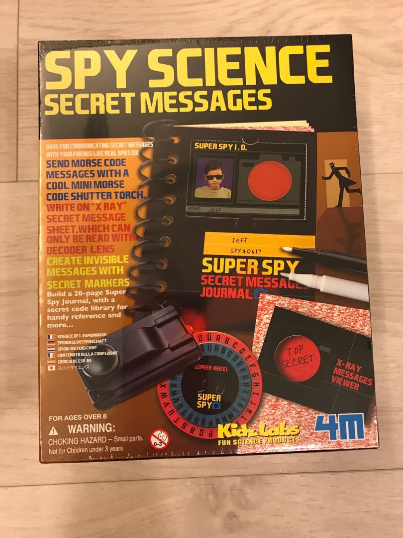 Kidz Labs Spy Science Secret Messages, Hobbies & Toys, Books ...