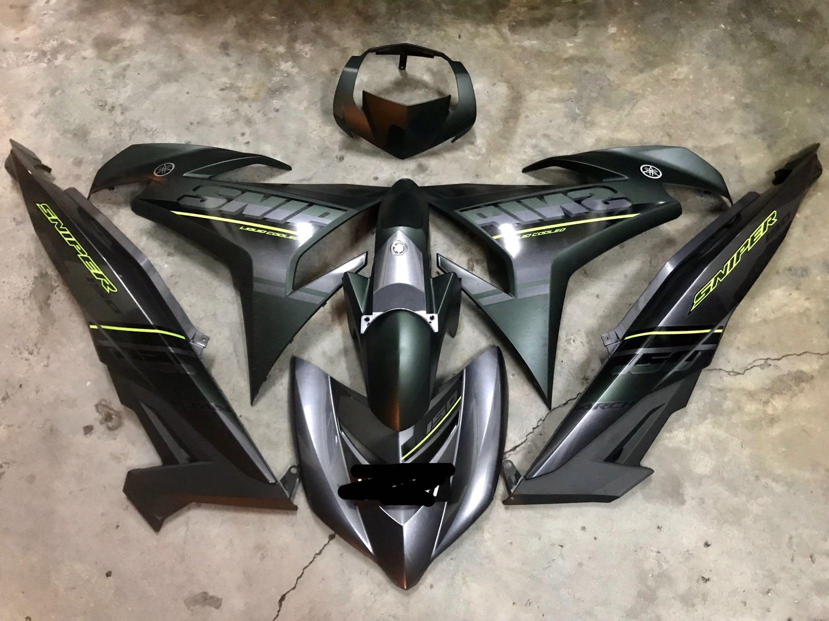 Matte green sniper coverset original motorcycle , Motorcycles ...